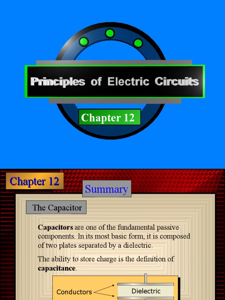Principles of Electric Circuits - Floyd | PDF | Capacitor | Series And ...