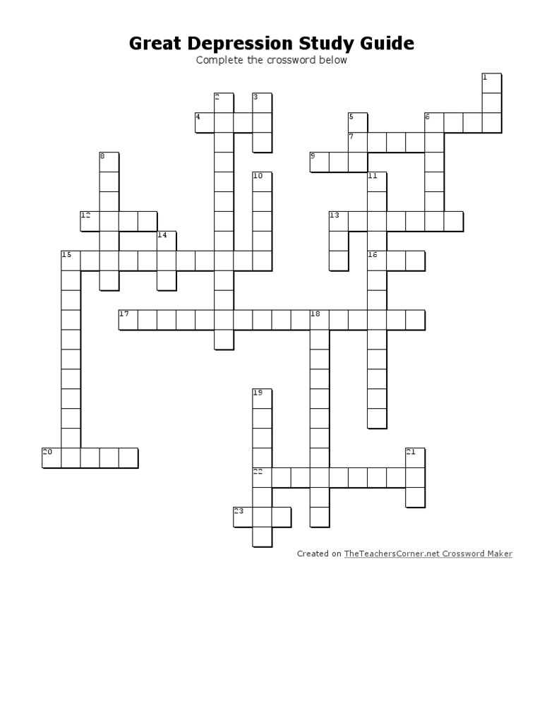 Great Depression Student Guide | PDF | Great Depression | Economies