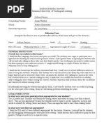 Math Lesson Reflection | PDF | Teaching Mathematics | Educational ...