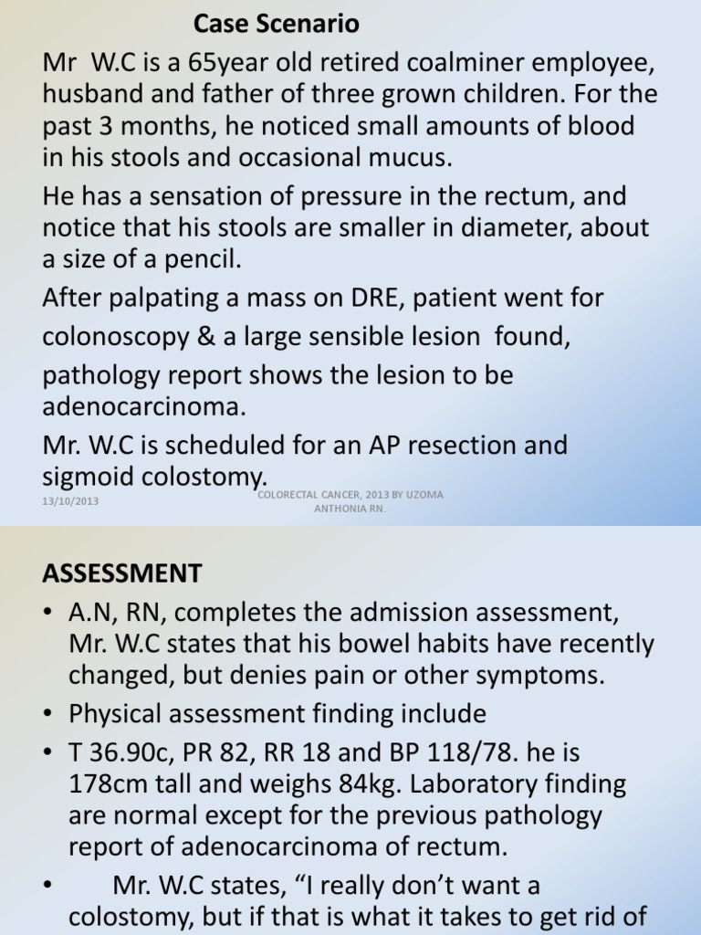 Nursing Care Plan of Colorectal Patient | Colorectal Cancer | Cancer