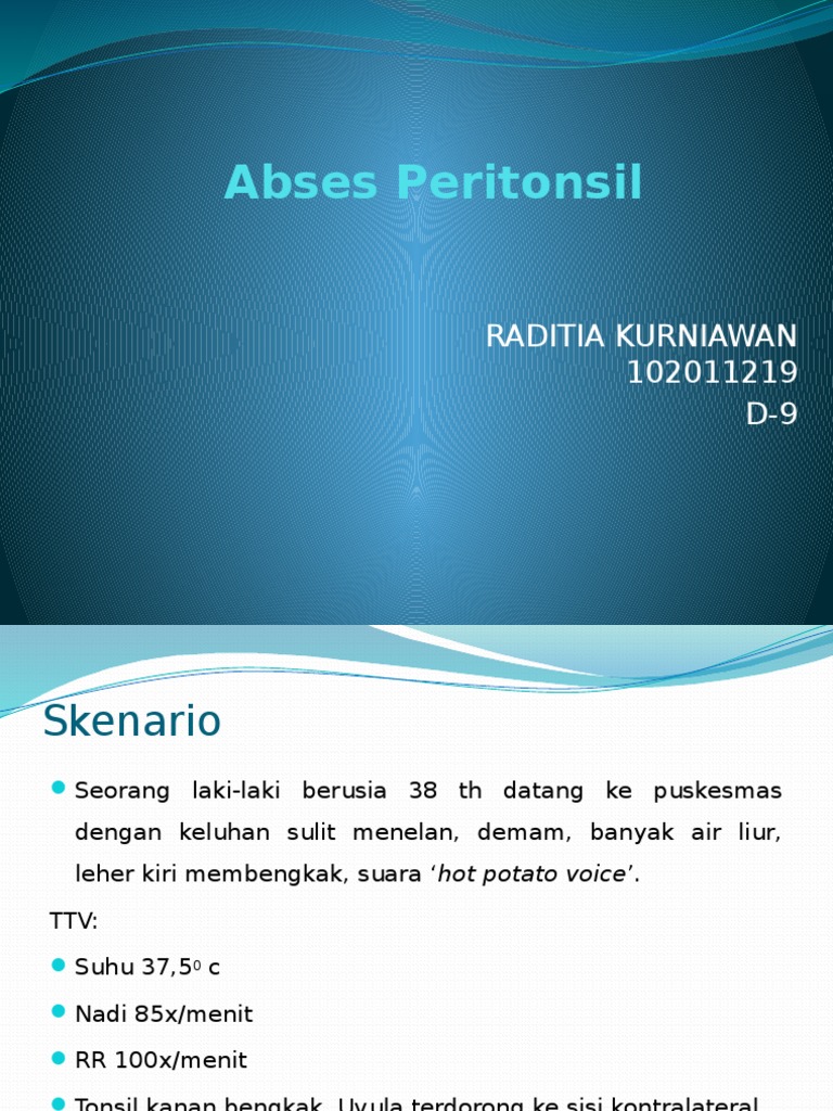 Abses Peritonsil | PDF