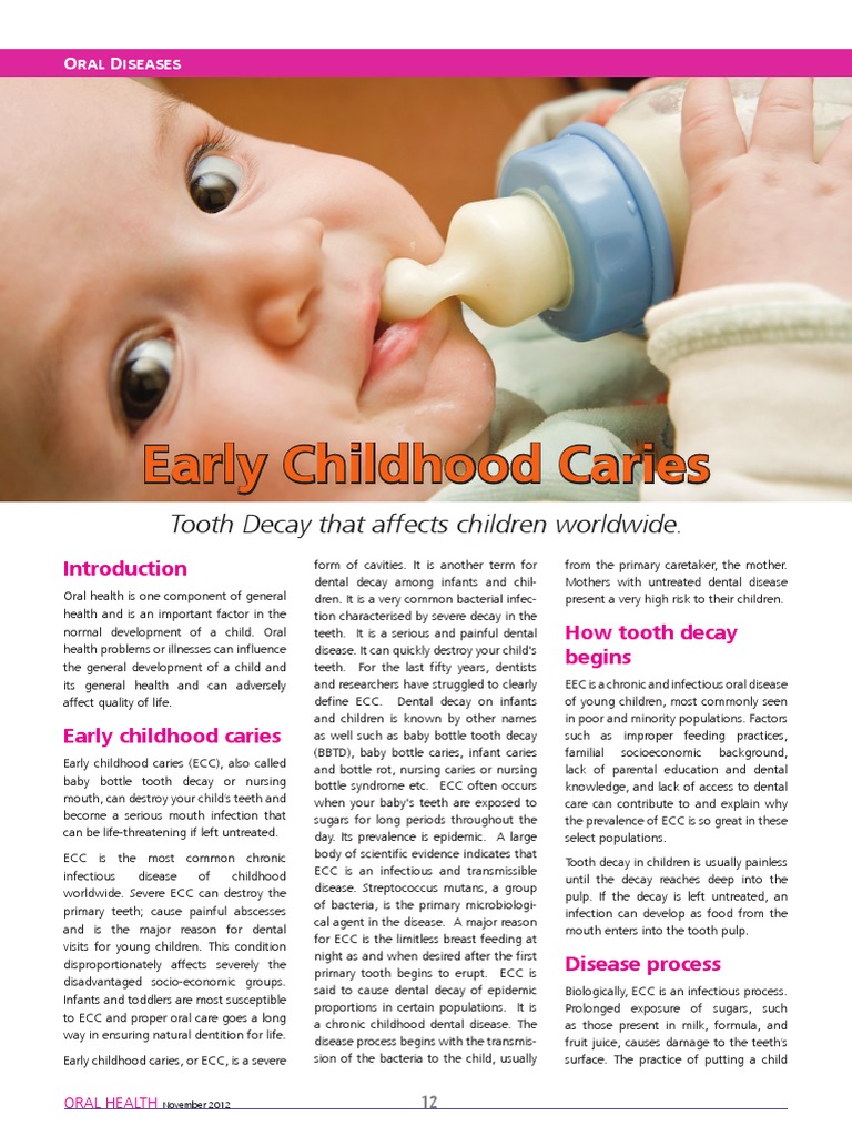 Early Childhood Caries | PDF | Human Tooth | Dentistry