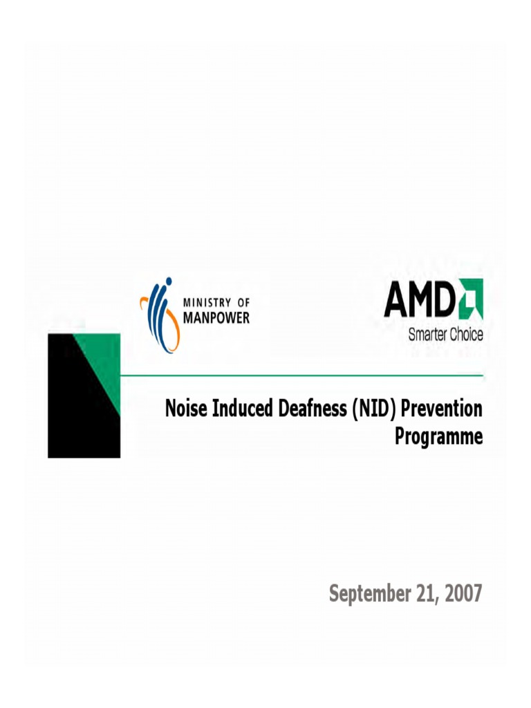 NID Prevention | PDF | Noise | Personal Protective Equipment