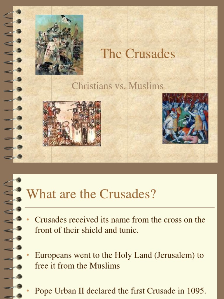The Crusades: Christians vs. Muslims | PDF