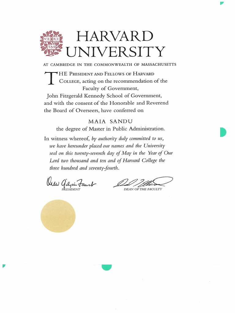 Diploma Harvard PDF | PDF