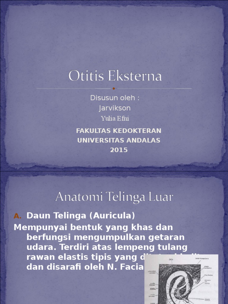 Otitis Eksterna | PDF
