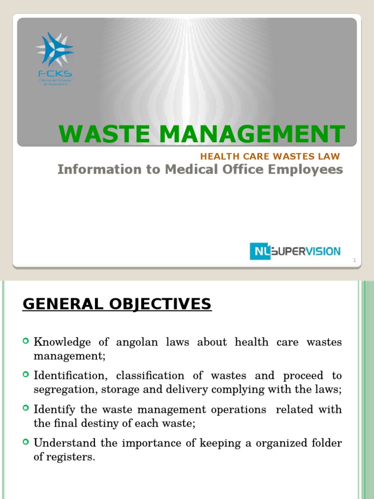 Hospital Waste Management | PDF | Waste Management | Waste