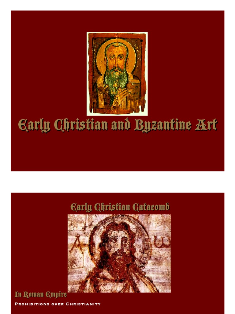 Early Christian and Byzantine Art | PDF