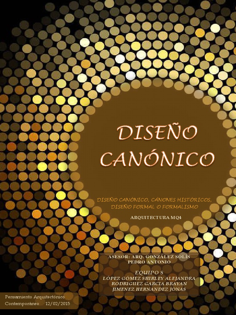 Diseño canónico, cánones históricos y formalismo | PDF | Escultura ...