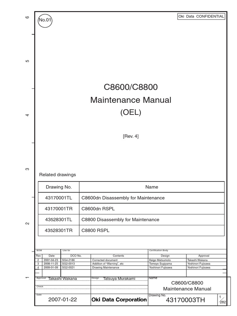 C8600 C8800 Maintenance - r4 PDF | PDF | Electrical Connector | Usb