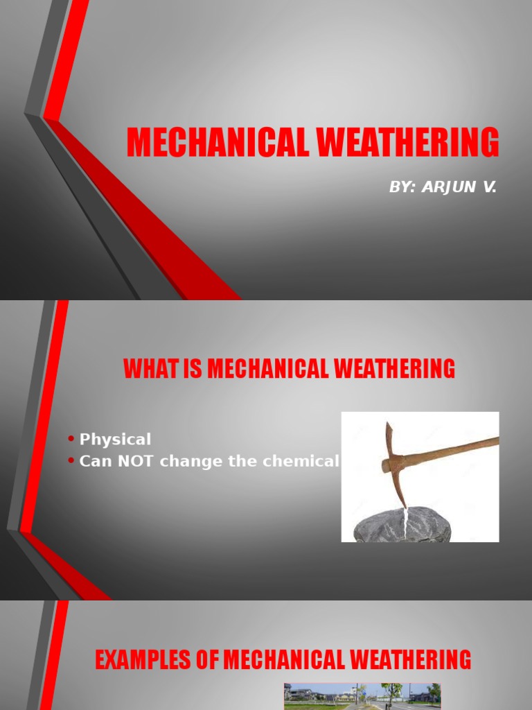 Mechanical Weathering Basics | PDF