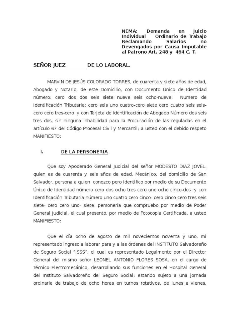 Modelo de Demanda Laboral 3 | El Salvador | Salario