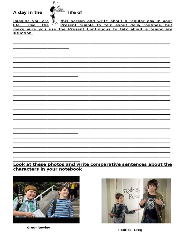 Daily Routines and Creative Writing | PDF | Language Arts & Discipline