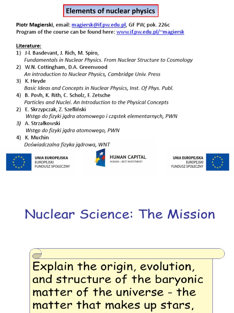 Elements of Nuclear Physics | PDF | Elementary Particle | Atomic Nucleus