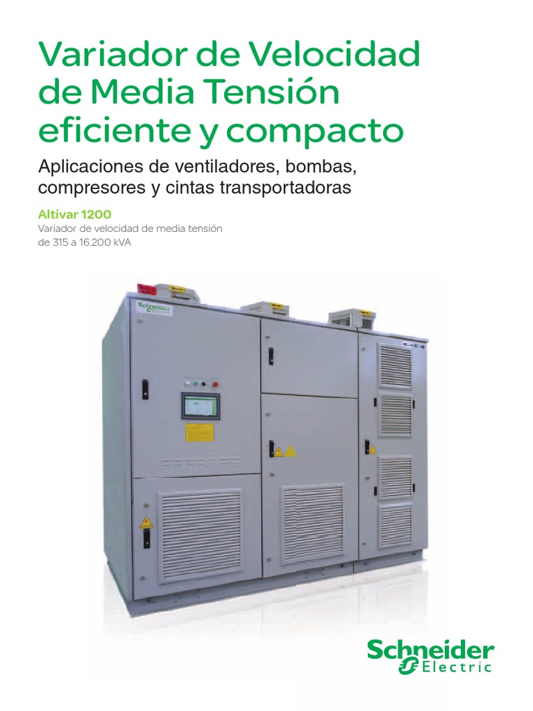 Atv1200 998-1182869 Es | PDF | Ventilador mecánico | Transformador