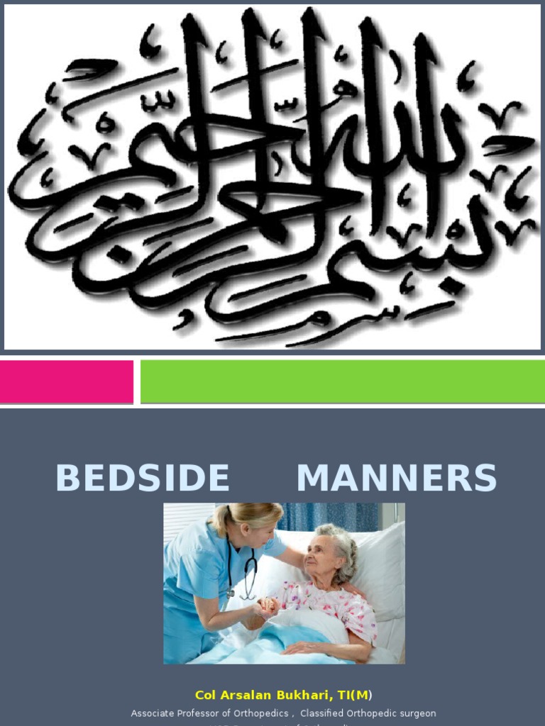 Bedside MannerS | PDF | Patient | Physician