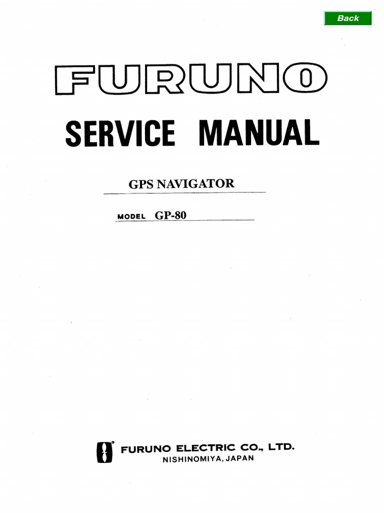 Furuno GP-80 GPS | PDF