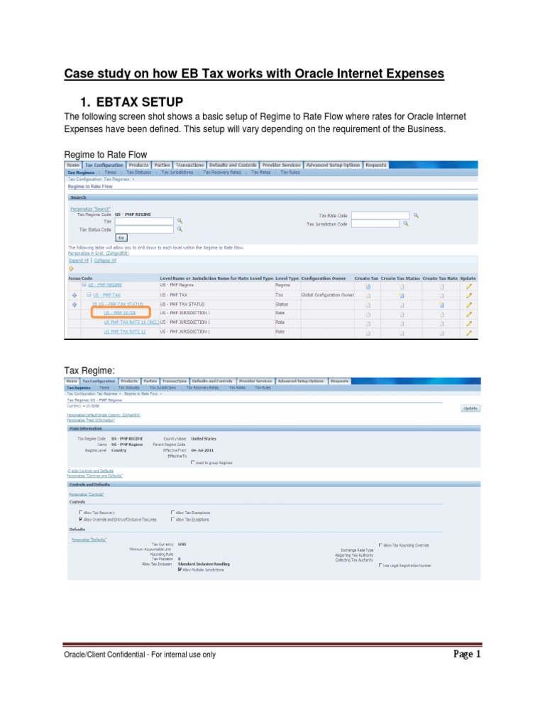 Case Study On How OIE Works With Ebtax | PDF | Expense | Internet