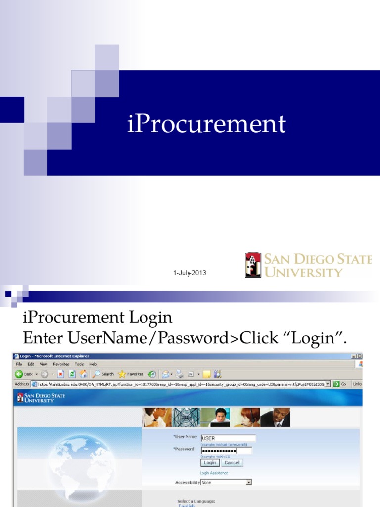 iProcurement User Guide for SDSU | PDF | Procurement | Databases