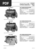 Cat C18 ACERT Spec Sheets - Commercial C18 ACERT Marine Propulsion Engine Specifications PDF ...