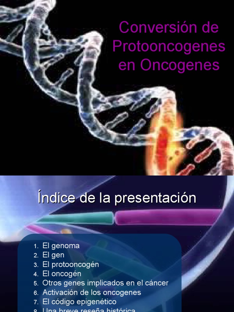 Conversion de Protooncogenes en Oncogenes | Oncogen | Mutación | Prueba ...