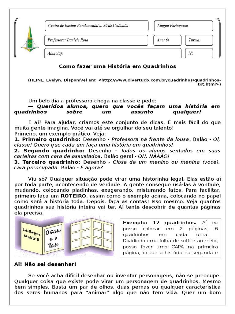 Como Fazer HQ | PDF | Quadrinhos | Desenho