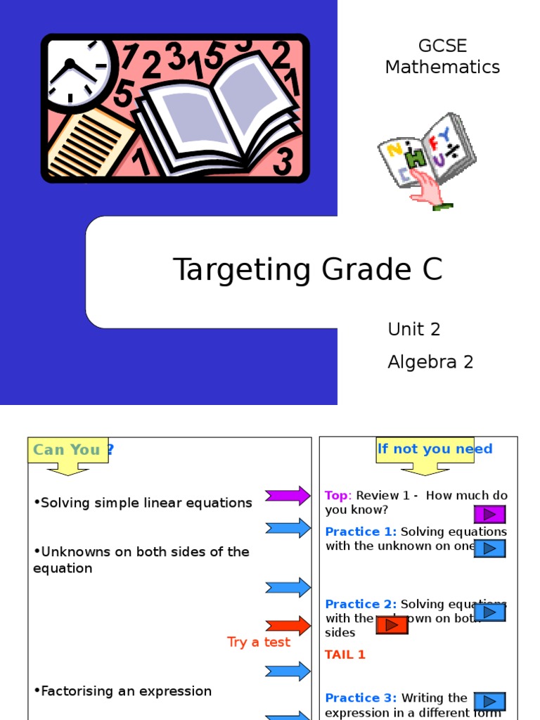 Algebra 2 - Solving & Factorising Linear Expressions | Equations ...