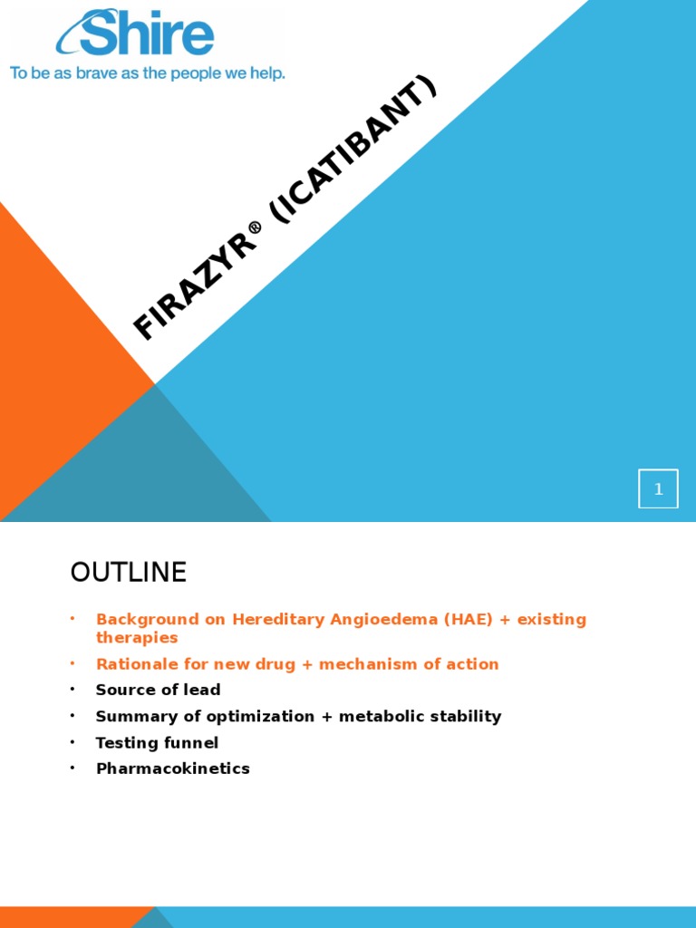 icatibant .pptx | Drugs | Pharmacology