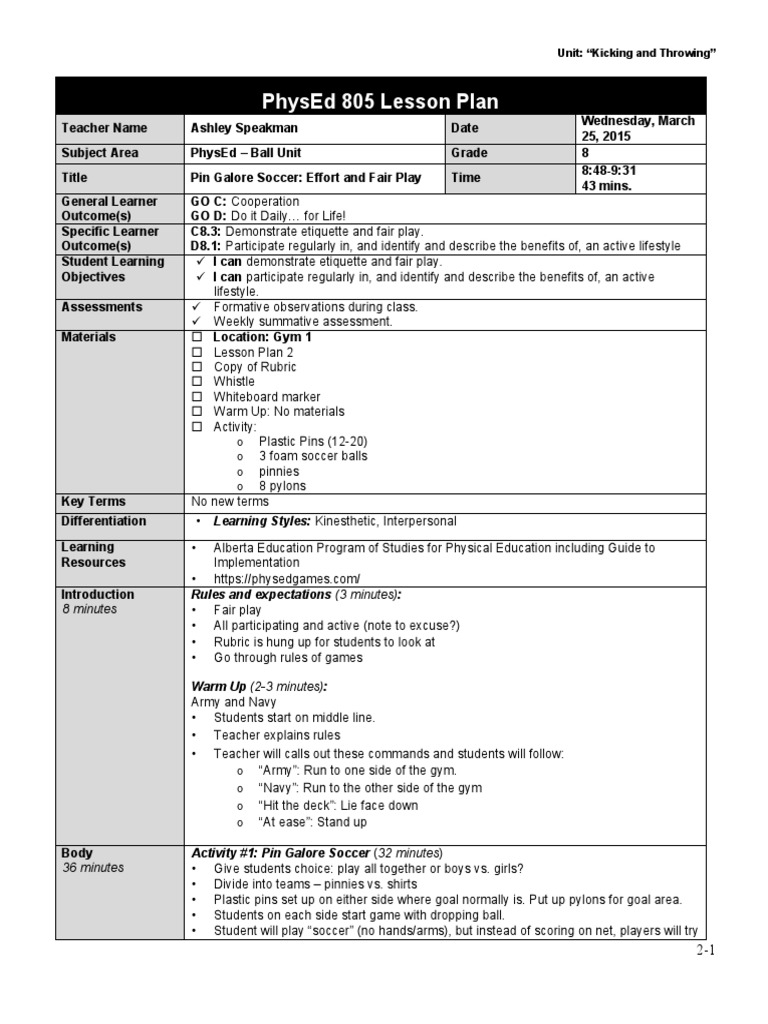 Pin Galore Soccer Lesson Plan Pdf Educational Assessment Lesson Plan