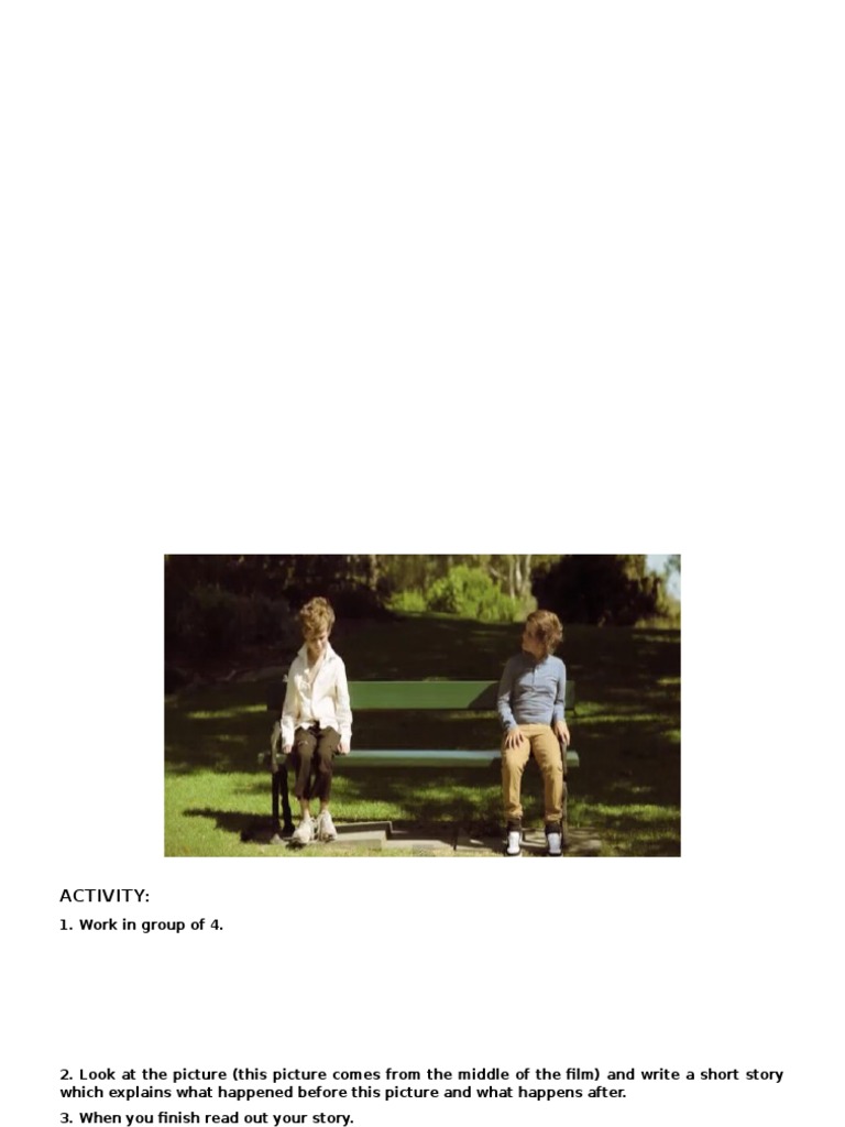 My Shoes Short Film Activity | PDF