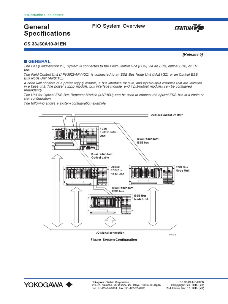 FIO YOKOGAWA | Electrical Connector | Network Topology