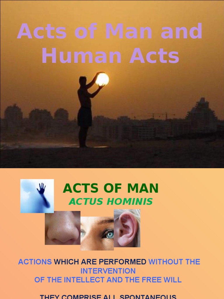 Human Acts | PDF | Morality | Free Will