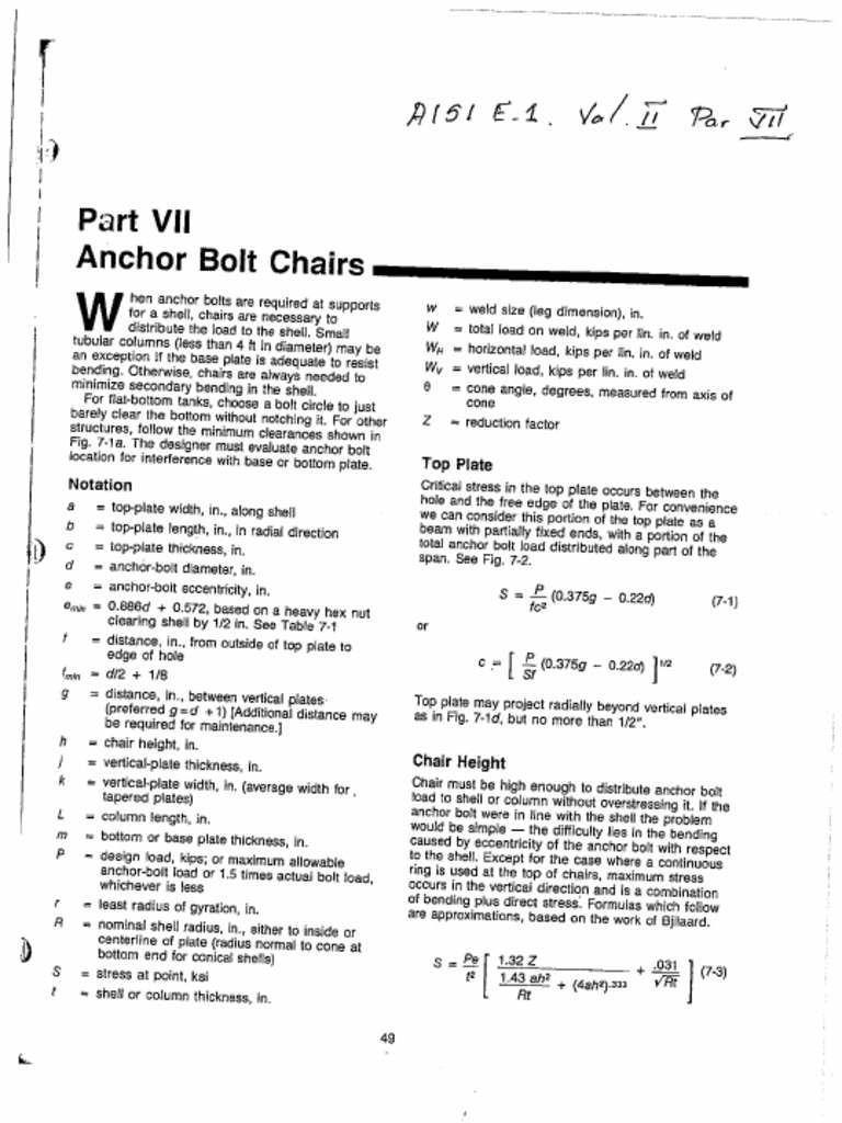 AISI E1 v-2 P-8.PDF Anchor Chair Design | PDF