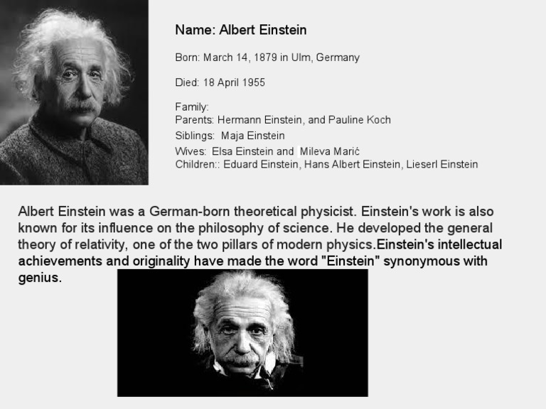 Albert Einstein | PDF