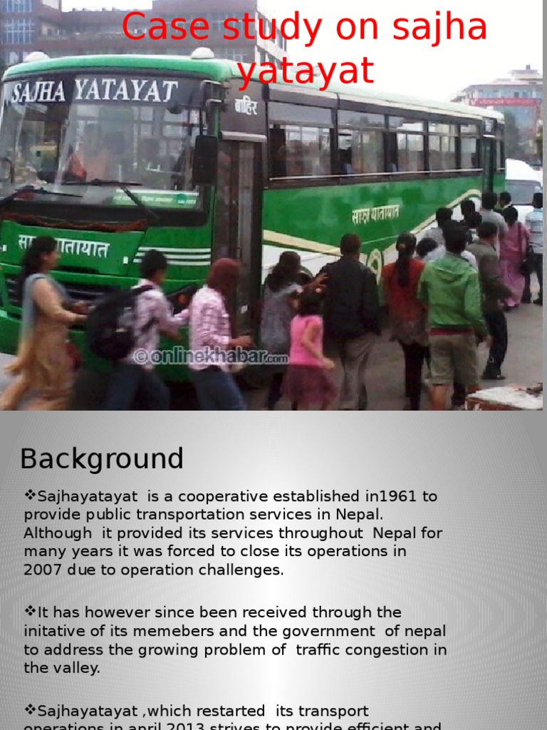 Sajha Yatayat: Reviving Kathmandu Transport | PDF | Public Transport ...