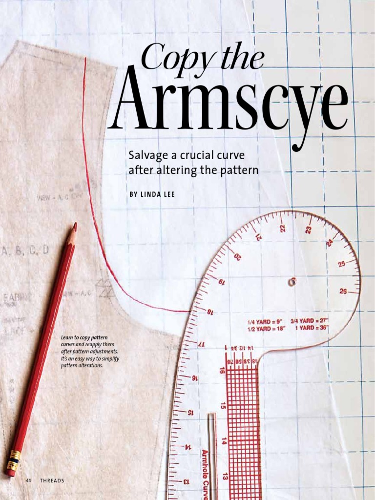 Copy The Armscye | PDF | Seam (Sewing) | Clothing