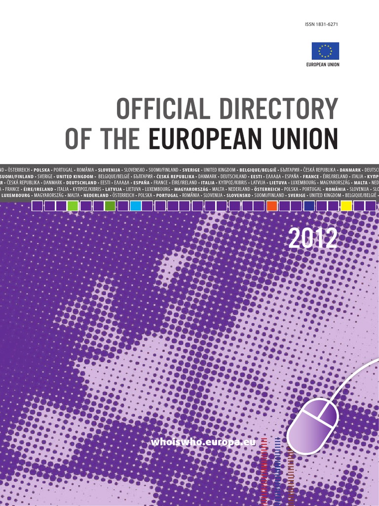 Official Directory of The European Union 2012 | PDF | Politics Of The ...