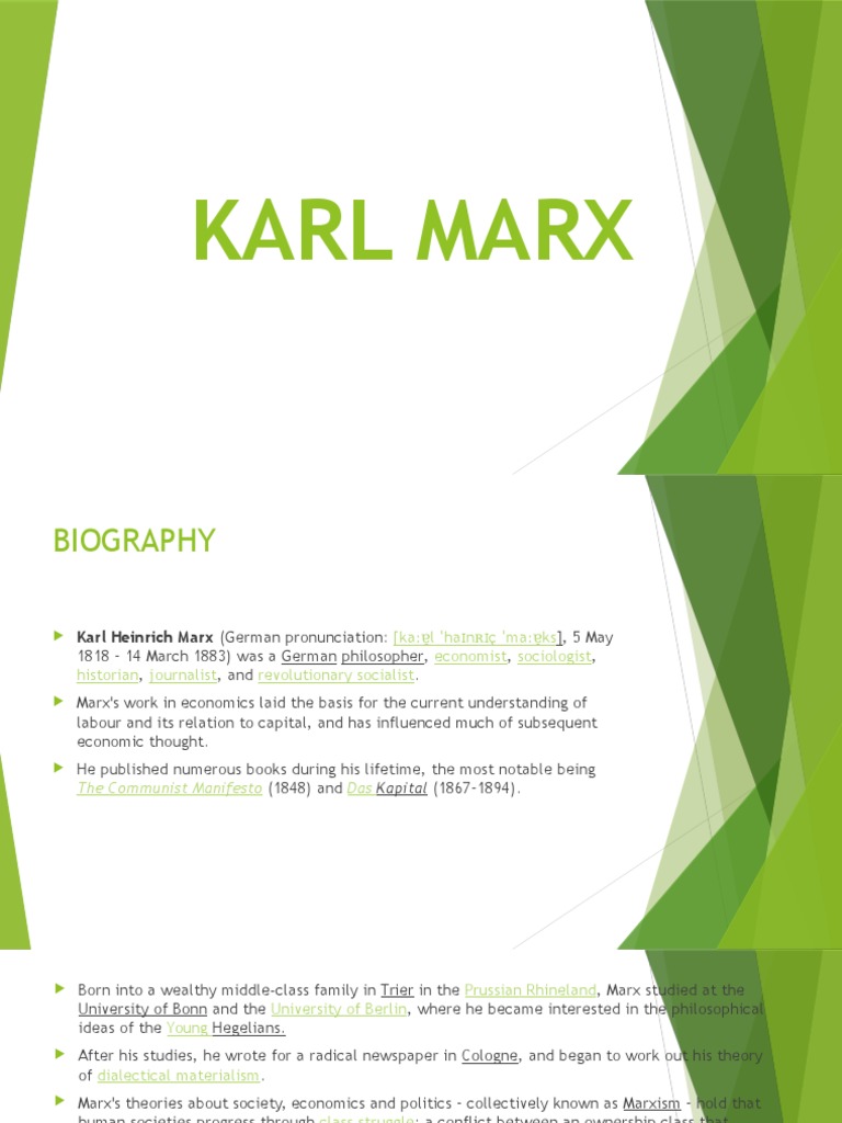 Karl Marx | PDF | Karl Marx | Socialism