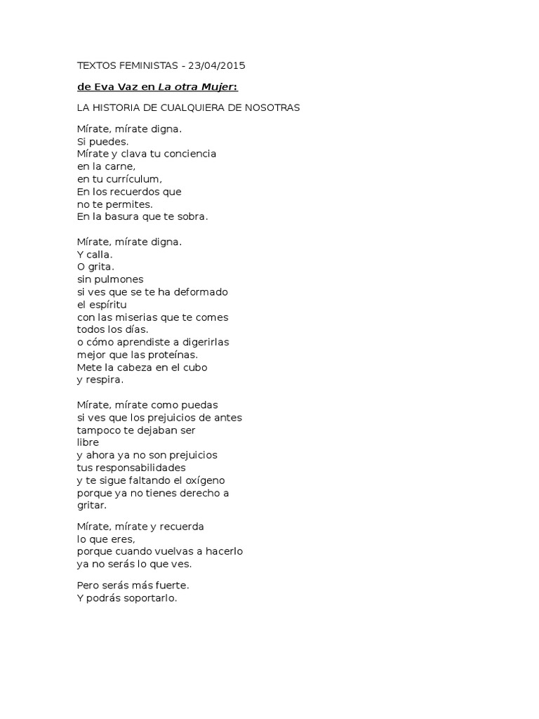 Poemas de Eva Vaz | PDF
