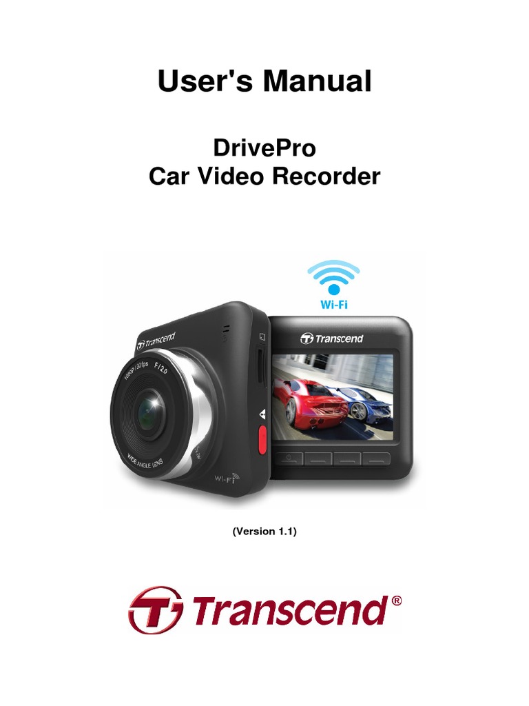 Transcend DrivePro 200 - User's Manual | PDF | License | Ios