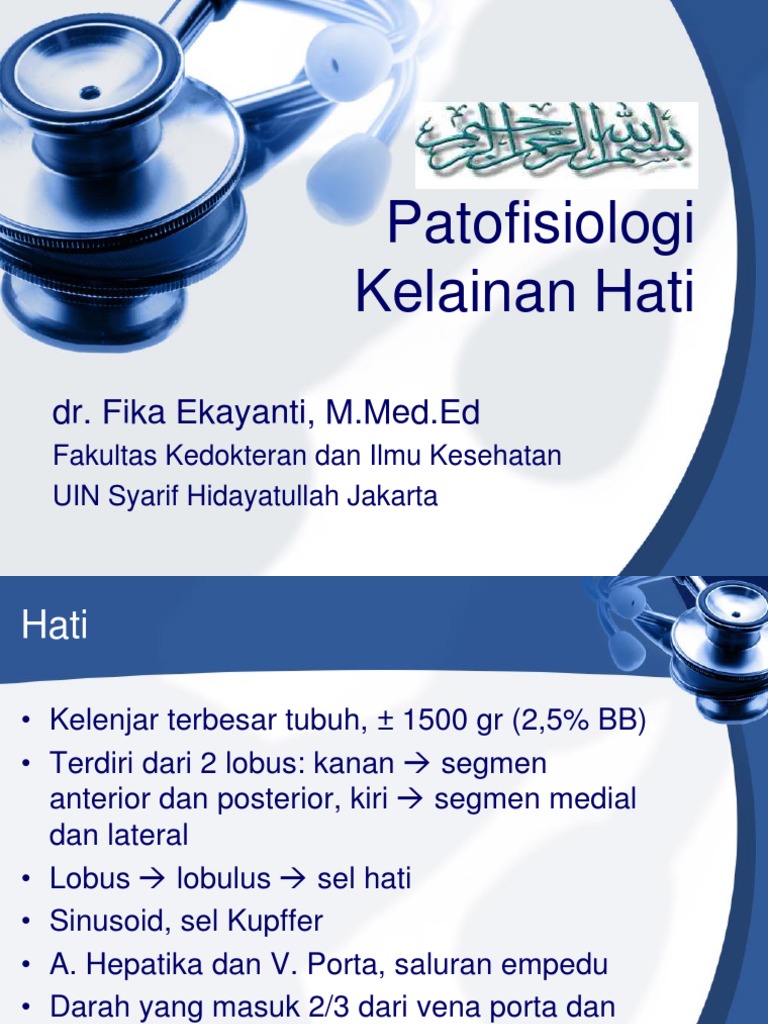 Patofisiologi Hati (Sirosis, Jaundice Dan Hepatitis) | PDF