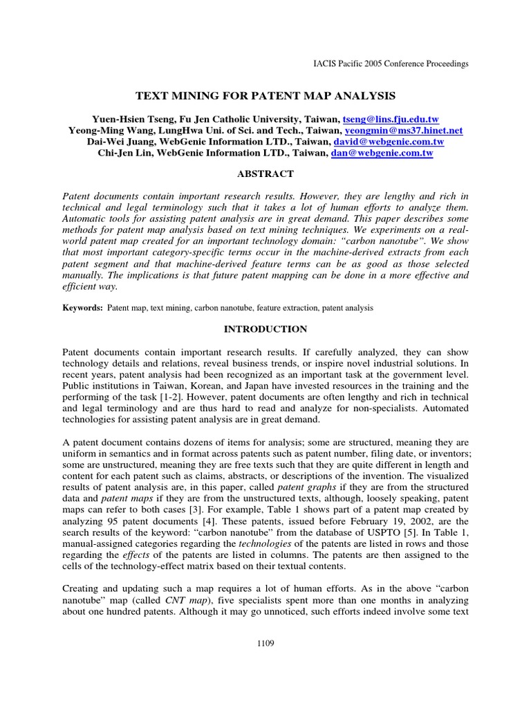 Patent Analysis-6 PDF | PDF | Patent | Abstract (Summary)