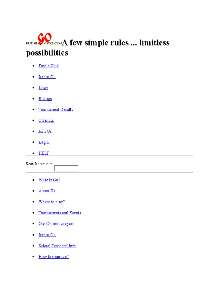 A Few Simple Rules | PDF | Traditional Games | Traditional Board Games