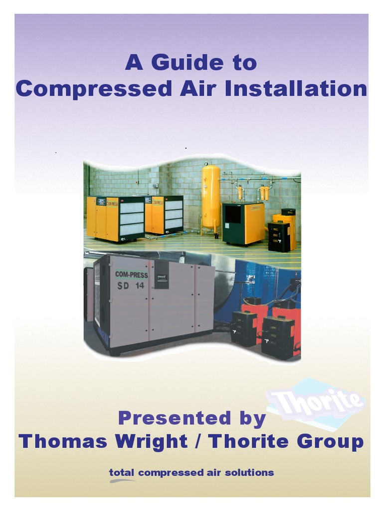 Compressed Air Installation Guide | PDF | Gas Compressor | Clothes Dryer