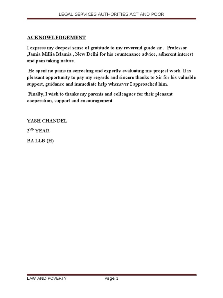 Legal Aid Scheme Was First Introduced by Justice P | PDF | Legal Aid ...