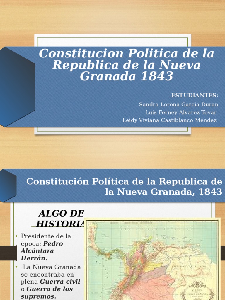Constitucion Politica 1843 | PDF | República | Granada