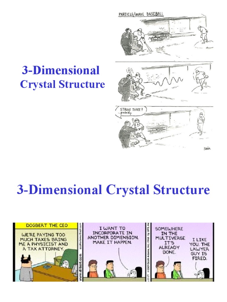 3D Crystal Structure | PDF | Crystal Structure | Condensed Matter Physics