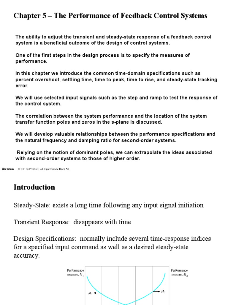 The Performance of Feedback Control Systems | PDF