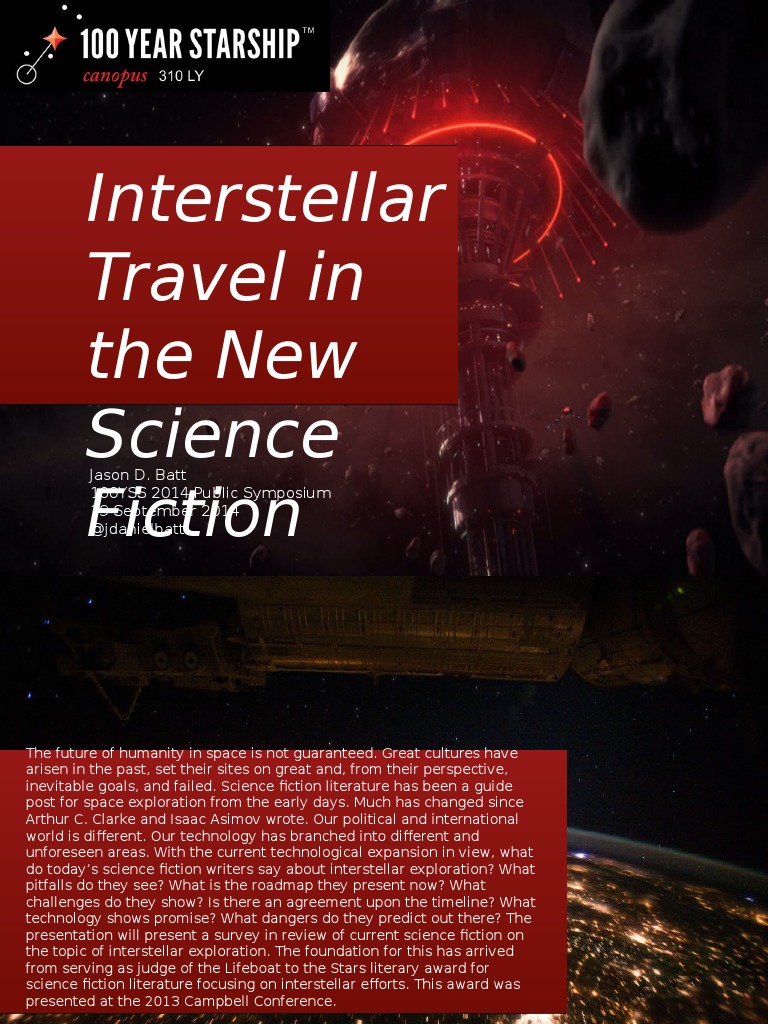 Interstellar Travel in Modern Sci-Fi | PDF | Interstellar Travel ...