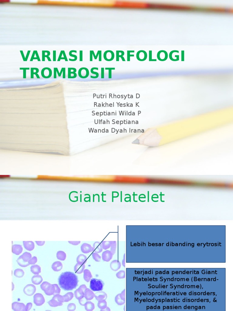 Variasi Morfologi Trombosit | PDF